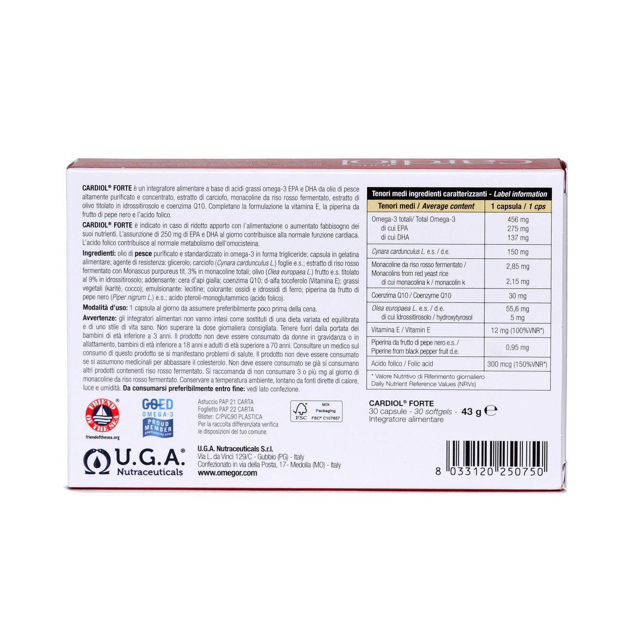 Cardiol® Forte - Compra subito su Omegor.com