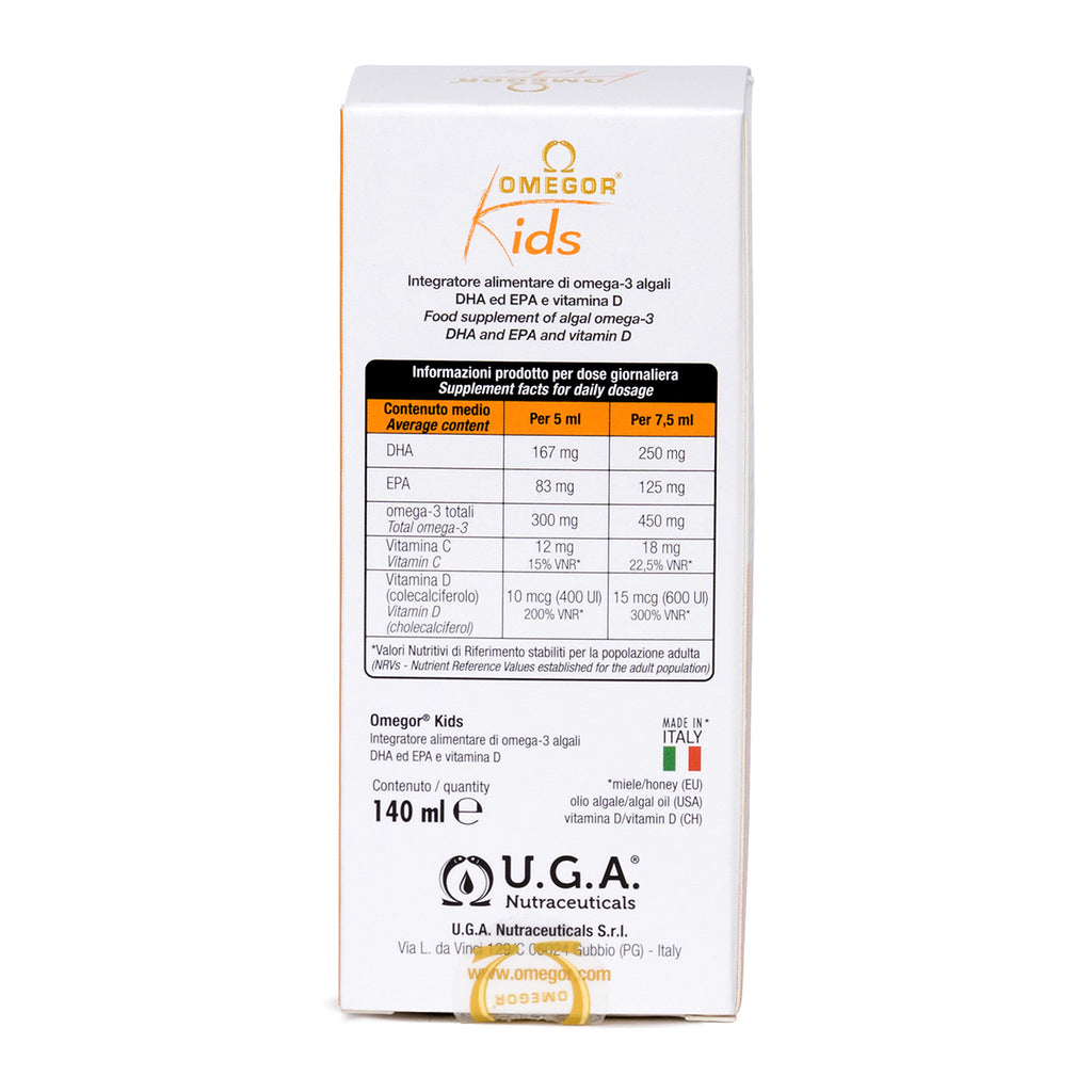 Omegor Kids: Omega-3 e vitamine per la crescita dei bambini – Omegor.com