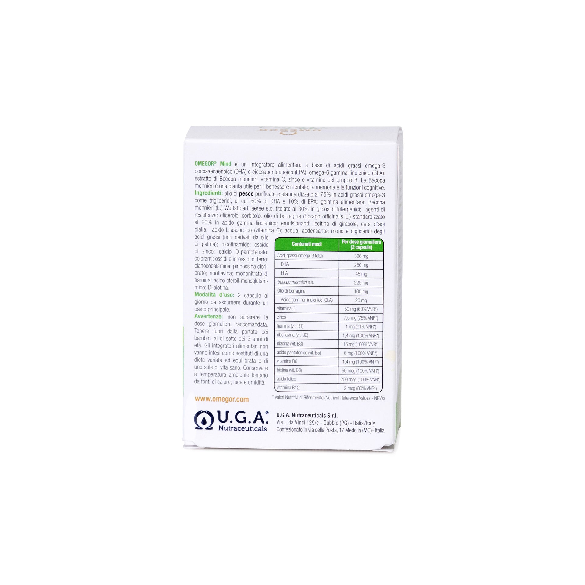 OMEGOR® Mind 60 capsule - Integratore per la Memoria – Omegor.com