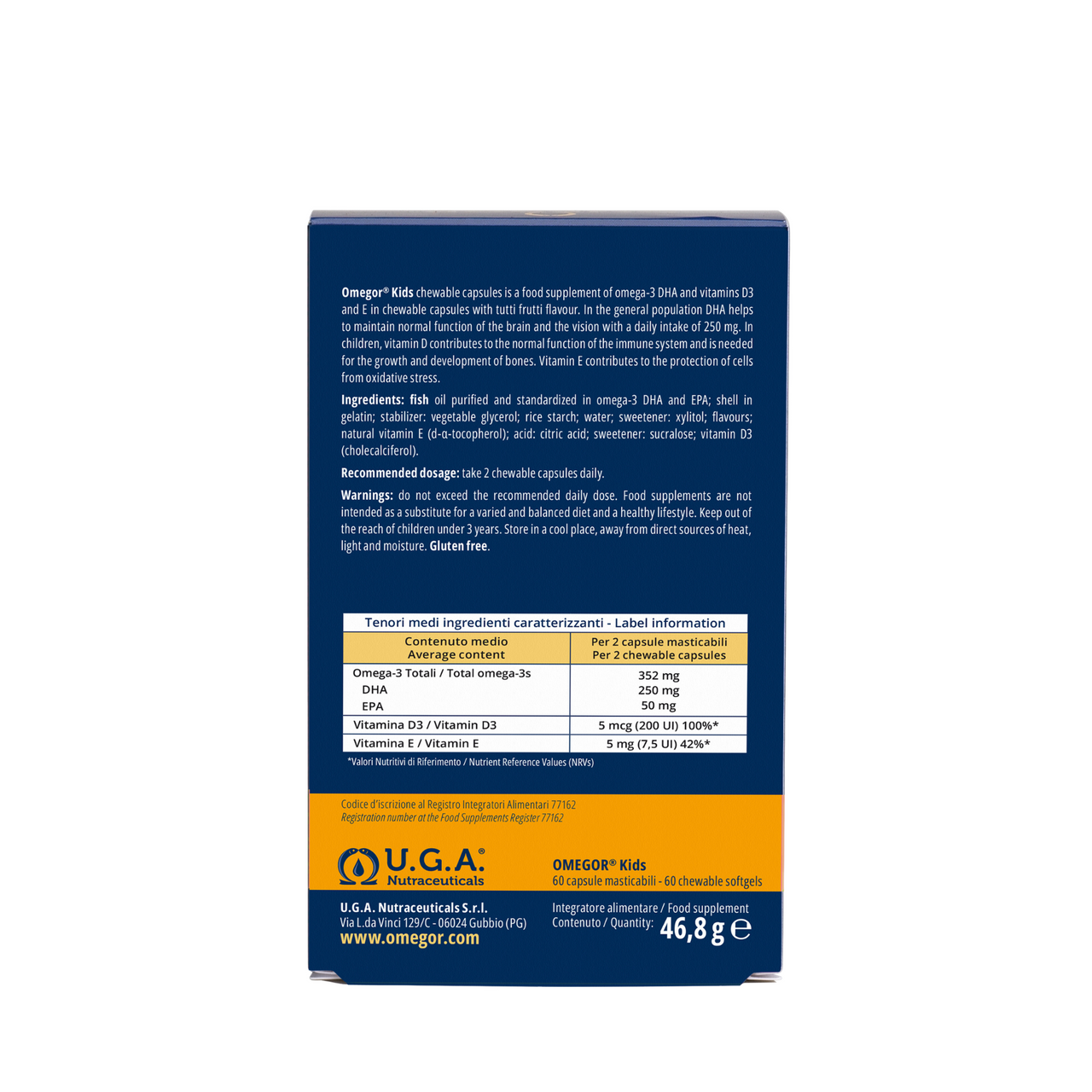 OMEGOR® Kids: gustose capsule con Omega-3 per bambini – Omegor.com