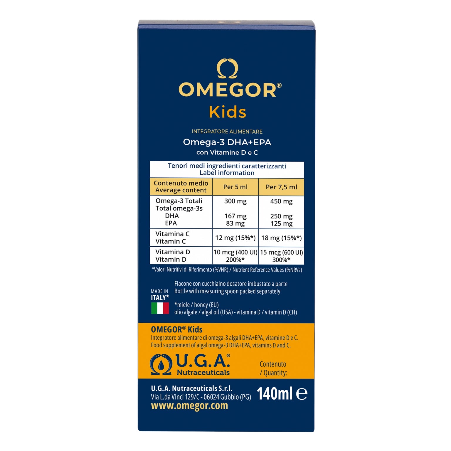 Omegor Kids: Omega-3 e vitamine per la crescita dei bambini – Omegor.com