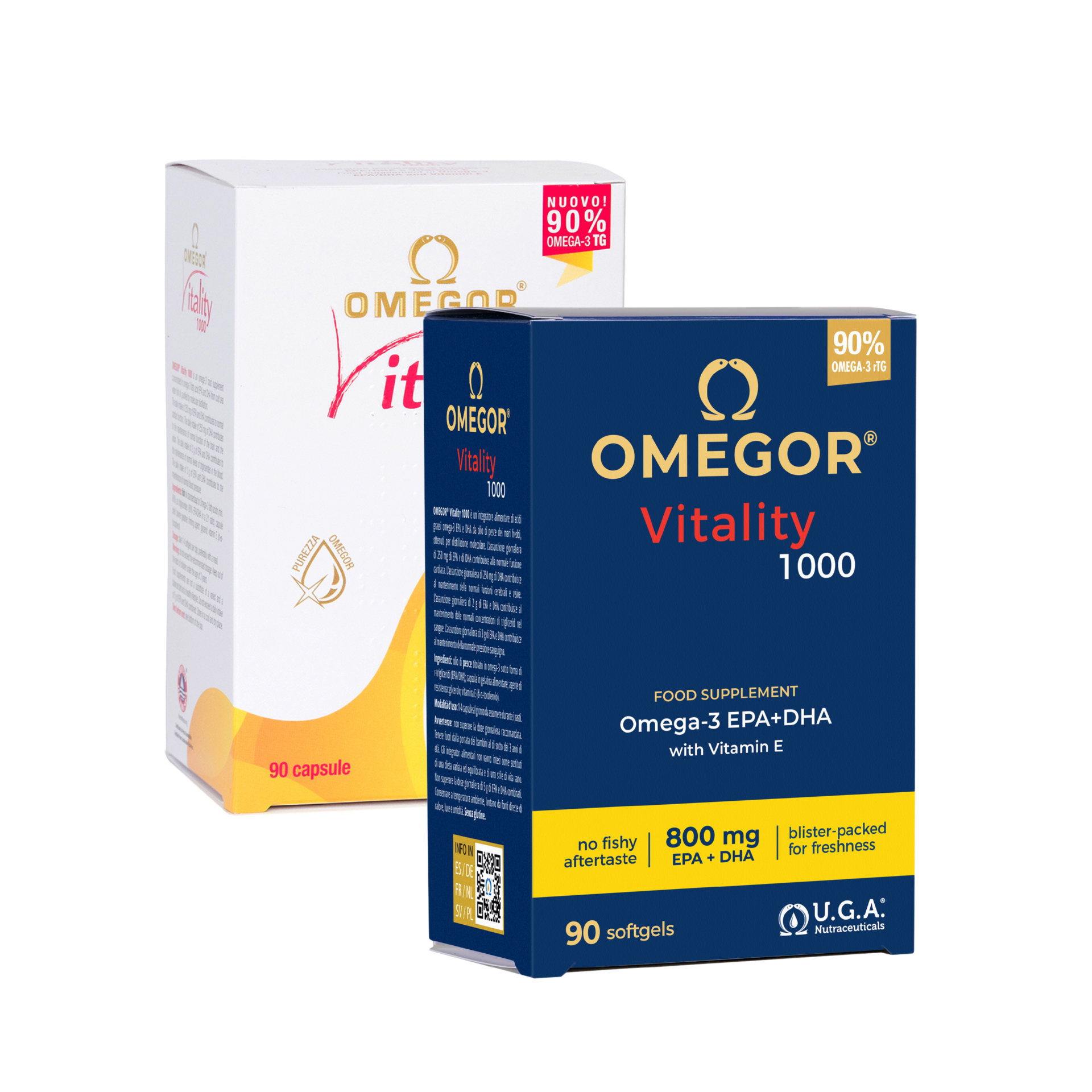OMEGOR Vitality: integratore Omega-3 concentrato al 90% – Omegor.com