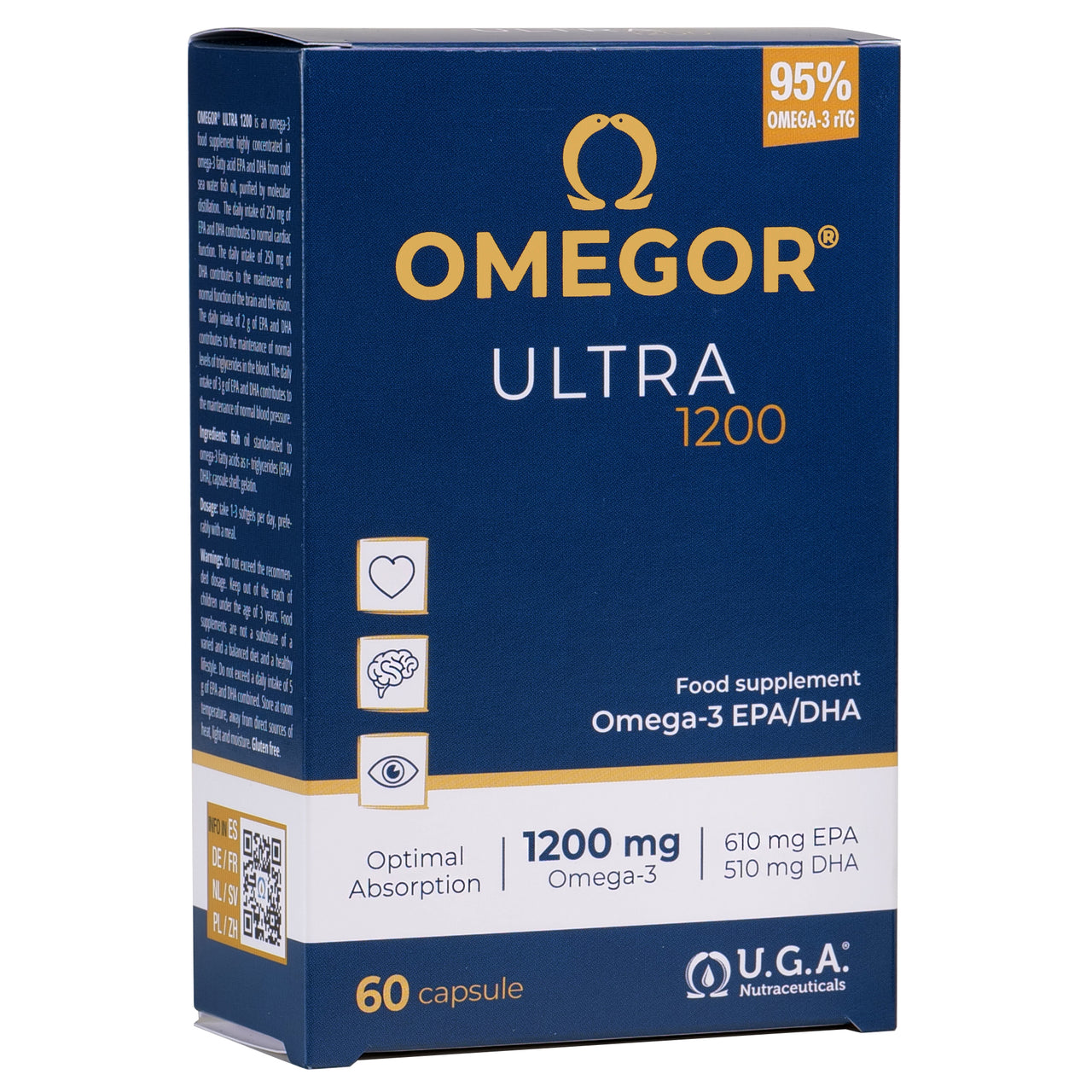 OMEGOR® Ultra 1200 - Omega3 ultra concentrato – Omegor.com