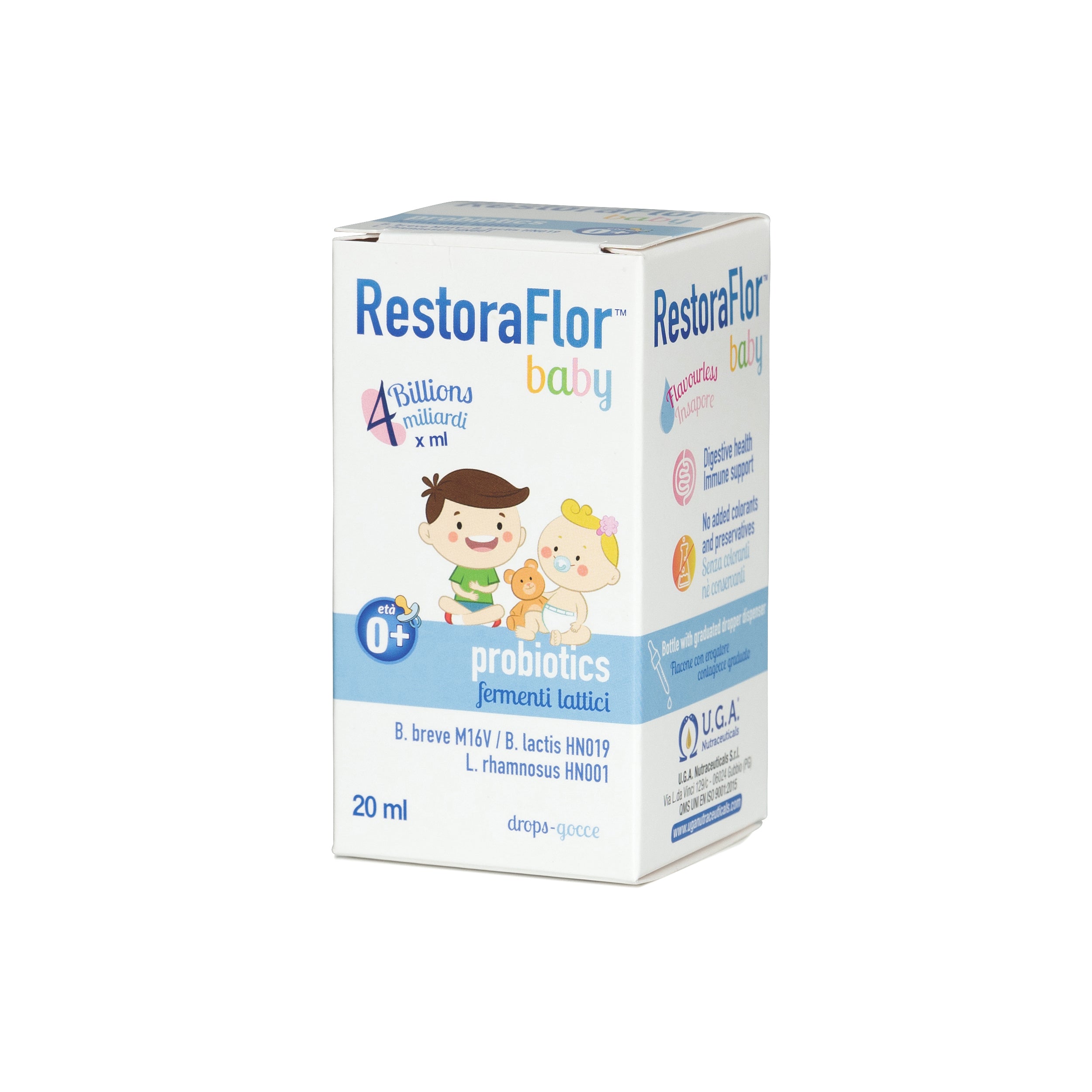 RestoraFlor baby: 4 ceppi probiotici essenziali – Omegor.com